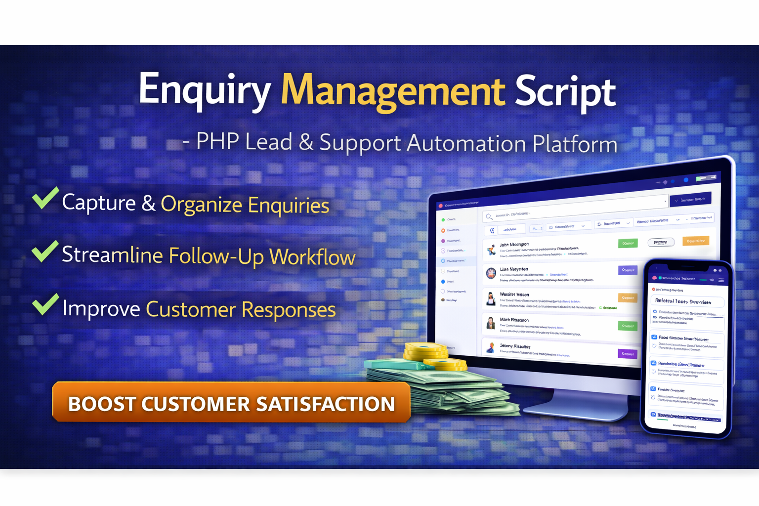 Revolutionize Your Business with Enquiry Management Script | Boost ...