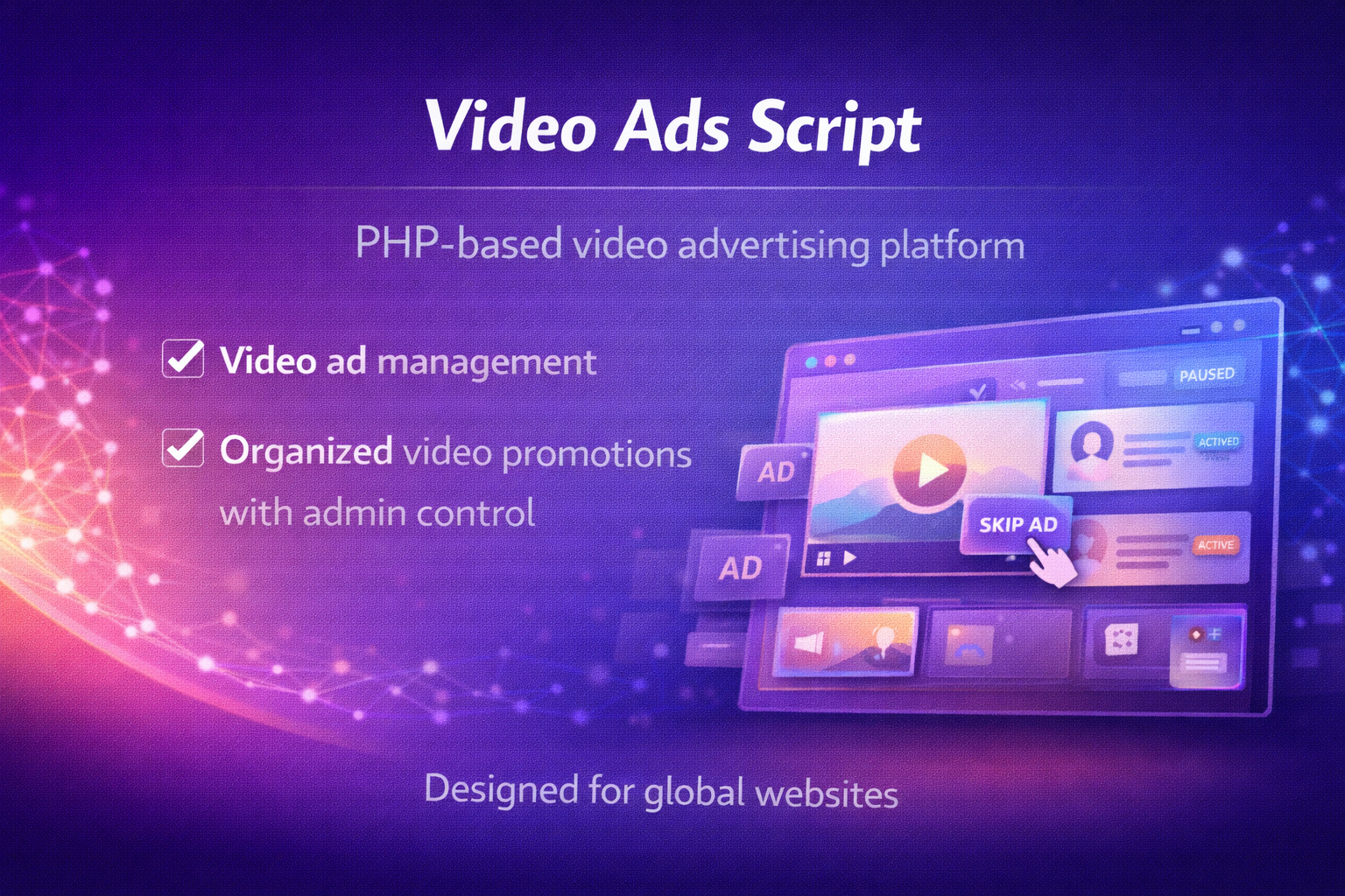 Video Ads Manager Script – PHP Video Advertising Platform